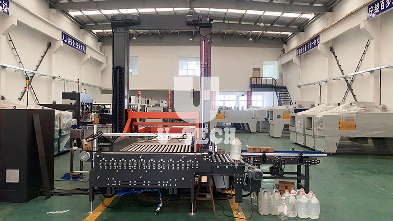 Automatic Aerosol Food Tin Can Stacking Packaging Palletizer Carton Box ...