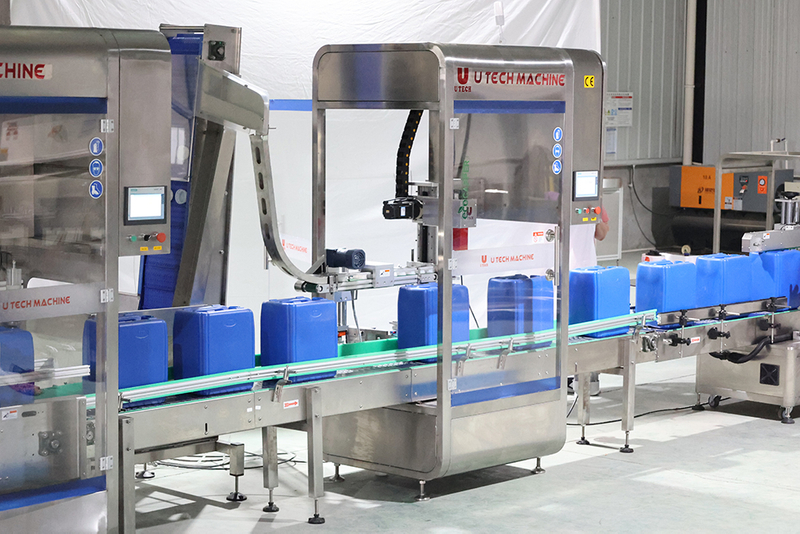 Automatic Linear Production Line 20L Barrel Drum Lube Engine Motor Oil ...